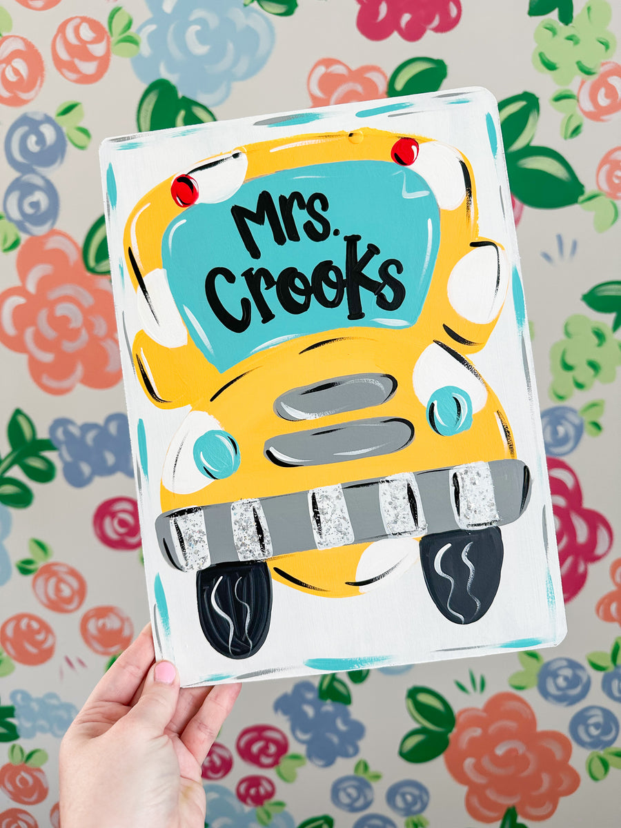 Personalized Bus Driver Clipboard – The Redheaded Camel