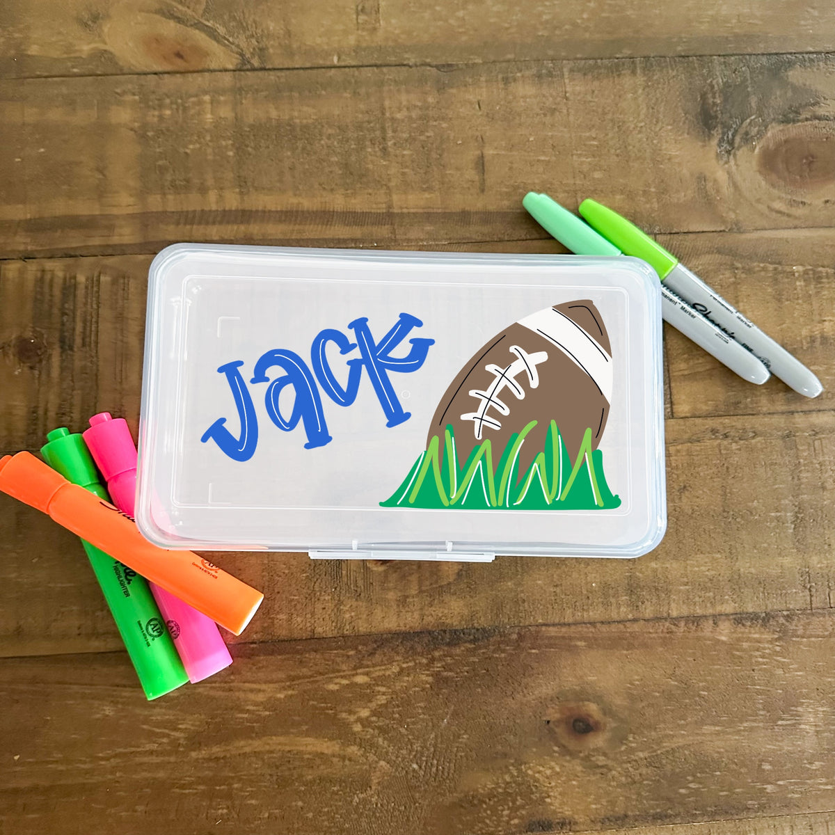 Custom Painted Personalized Pencil Box – The Redheaded Camel